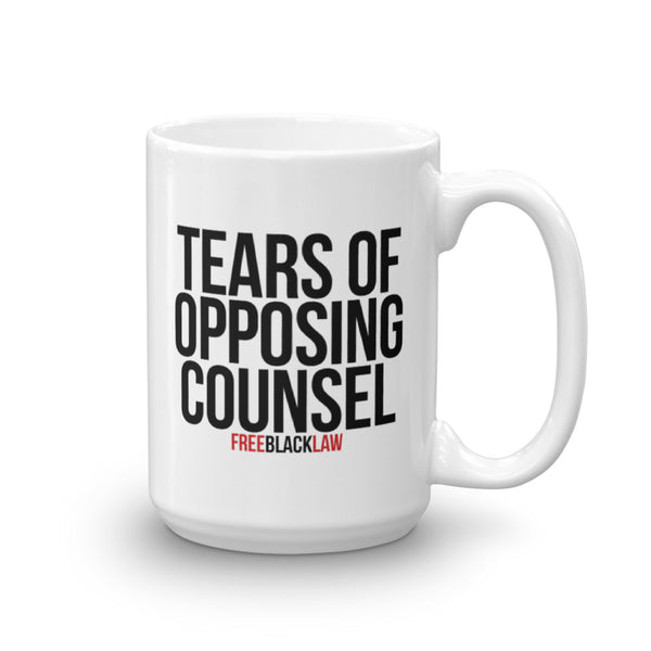 "Tears of Opposing Counsel" Mug - FreeBLACKLaw
